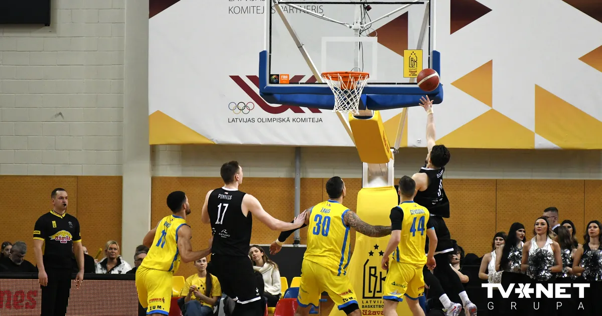 LBL pirmajā finālspēlē uzvar "VEF Rīga" basketbolisti