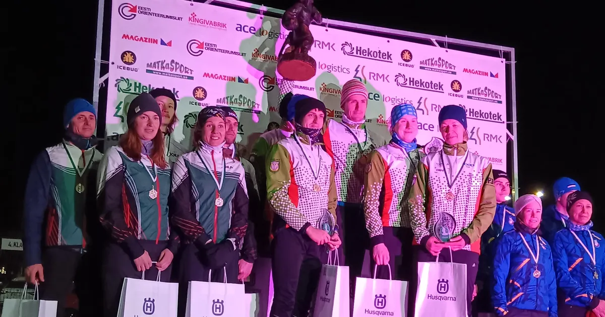 Järvamaa orienteerujad tõusid Jüriööjooksul poodiumile