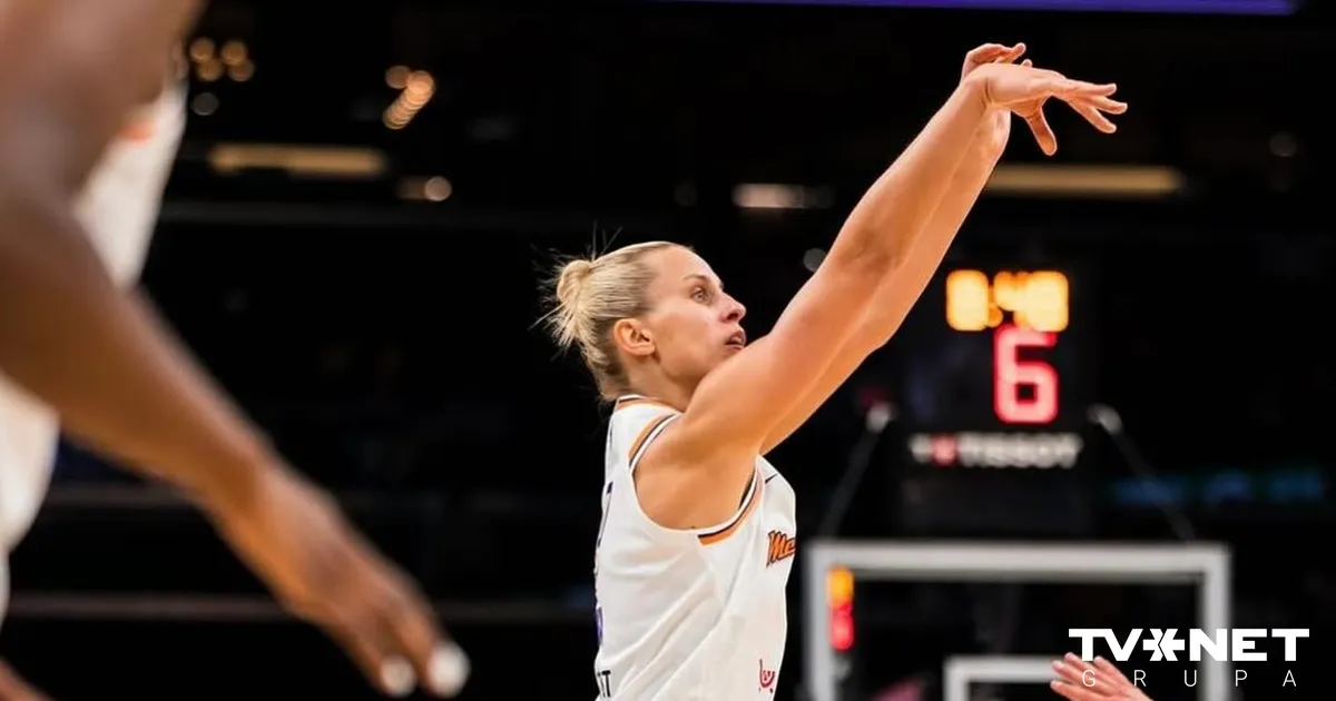 ВИДЕО Латвийская баскетболистка Лакса ярко дебютировала в WNBA