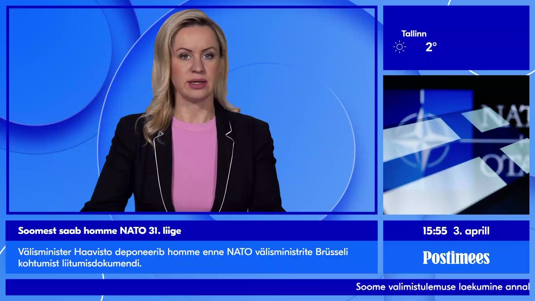 POSTIMEHE TELEUUDISED Soomest saab homme NATO 31.liige