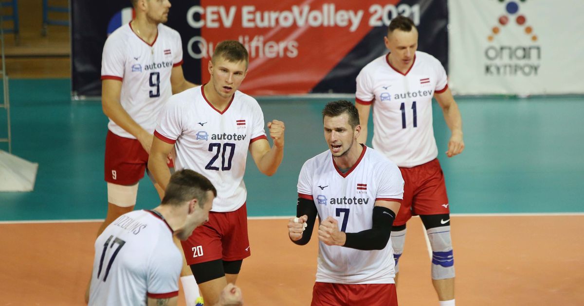Latvijas volejbola izlase iekļūst Eiropas čempionāta finālturnīrā ...