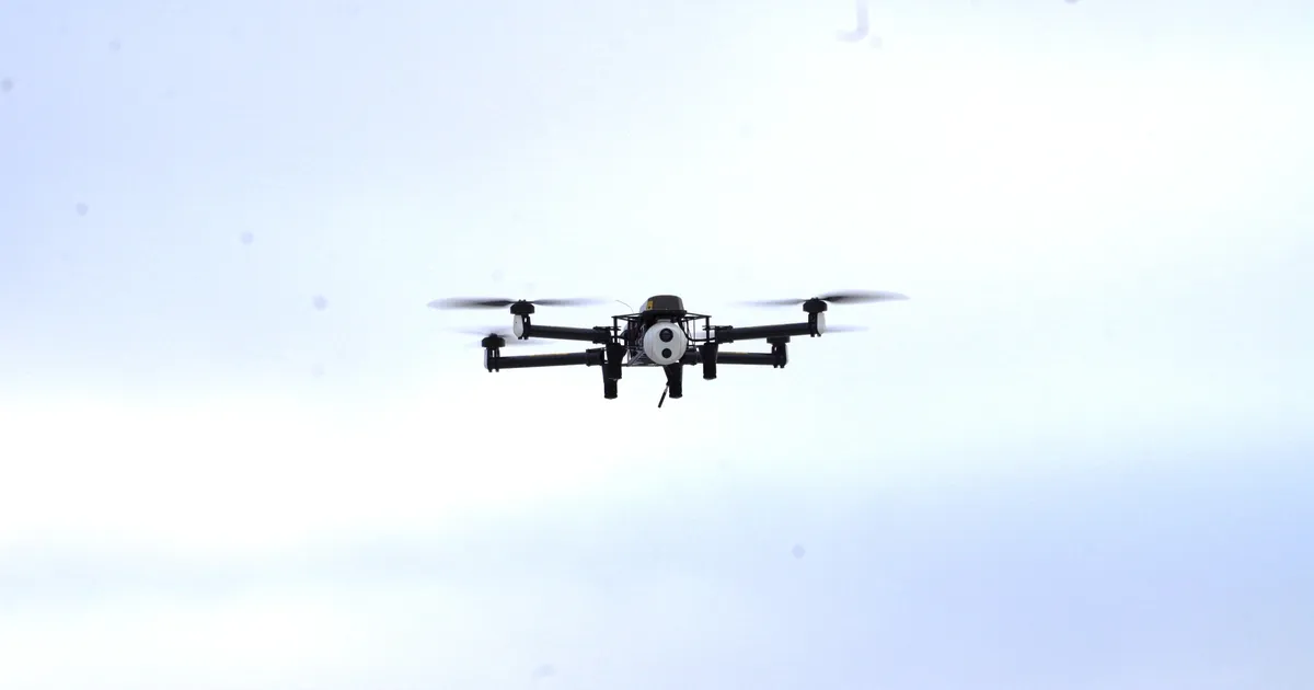 Idapiiri keelualas lennutati loata drooni