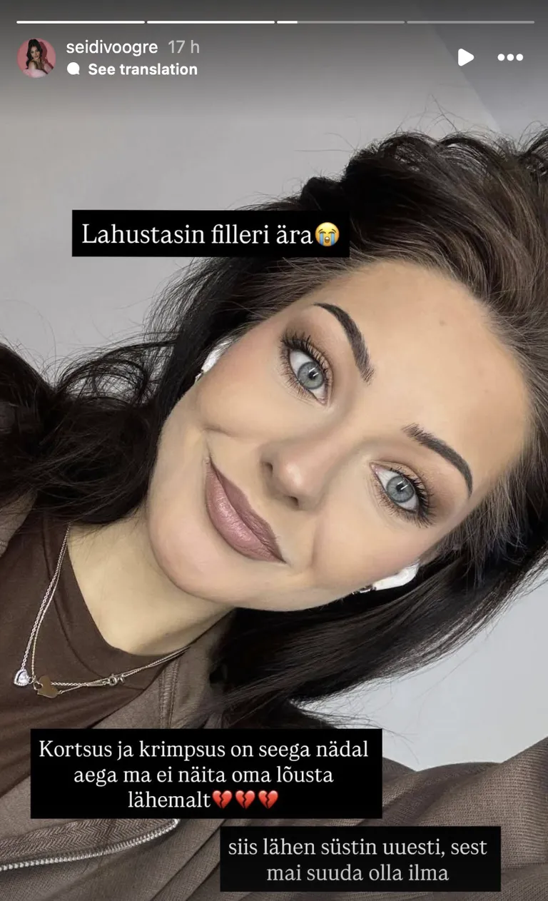 ENNE JA PÄRAST Sisulooja Seidi Voogre käis fillerit lahustamas ...