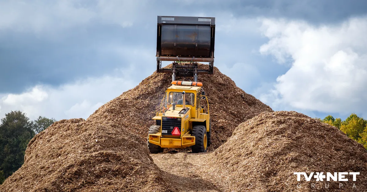 FOTO Videi un maciņam draudzīgs resurss. Kā ražo šķeldu un kā tā nonāk ...