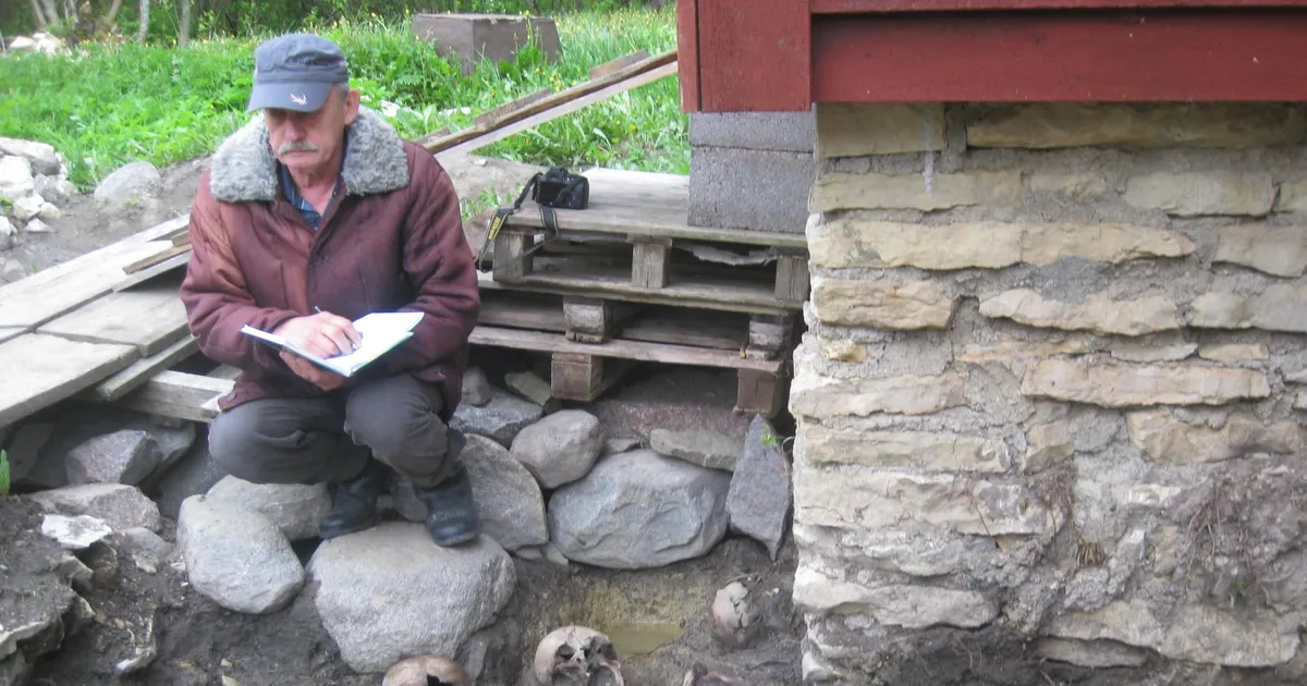 ARHEOLOOG MATI MANDEL Leidsin kodu trepi alt katkuhaua