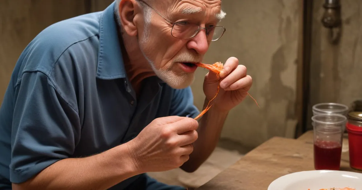 VARASTE VÄLIMÄÄRAJA, OSA 3/5 Vanamees sõi krevette üksipaini keldris ...