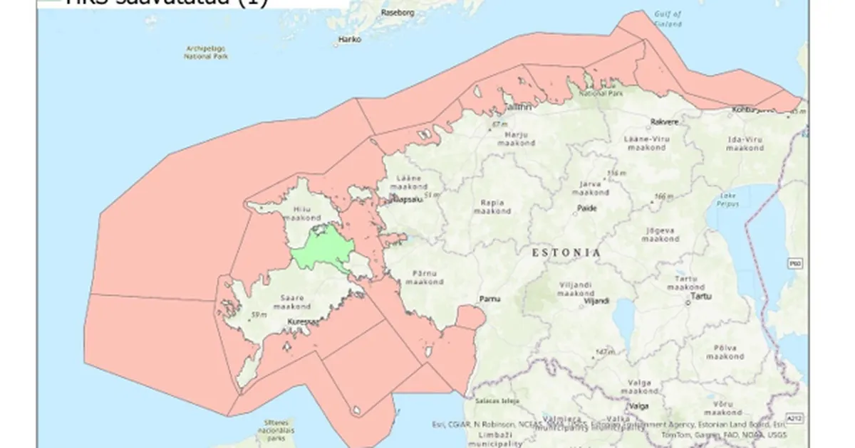 EESTI RANNIKUMERI KASVAB KINNI Heas seisundis on vaid üks koht - Väinameri