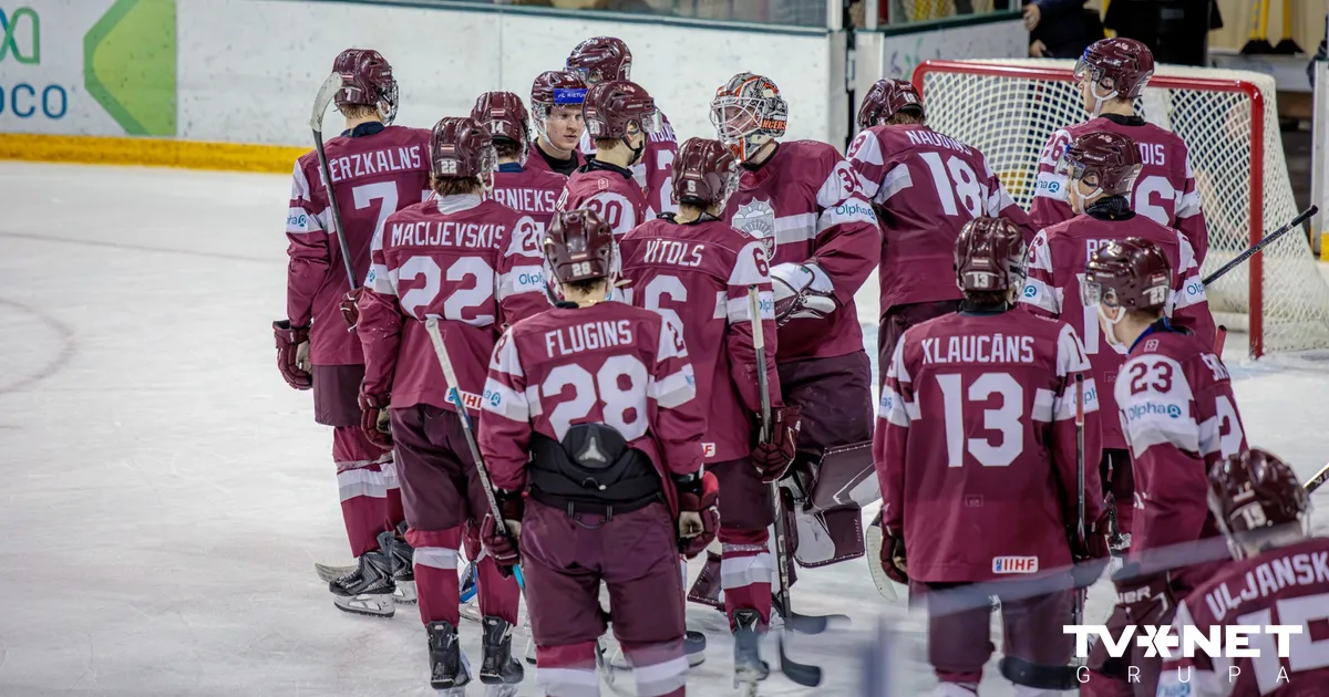 Latvijas U-20 hokeja izlasei IIHF "spēka rangā" atvēlēta devītā vieta