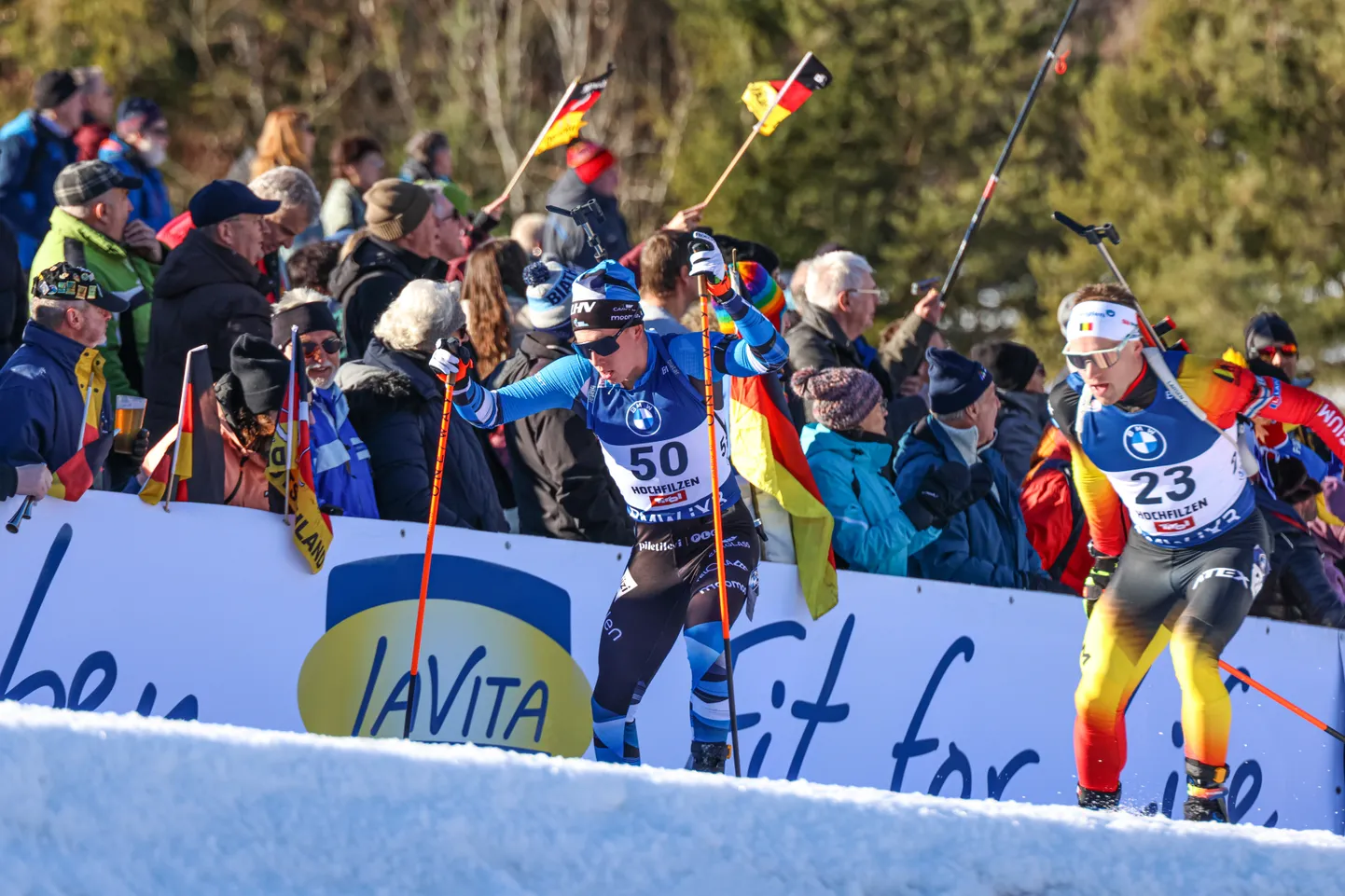 Viimase 20 aasta parima sõidu teinud laskesuusameeskond teenis neljakohalise summa