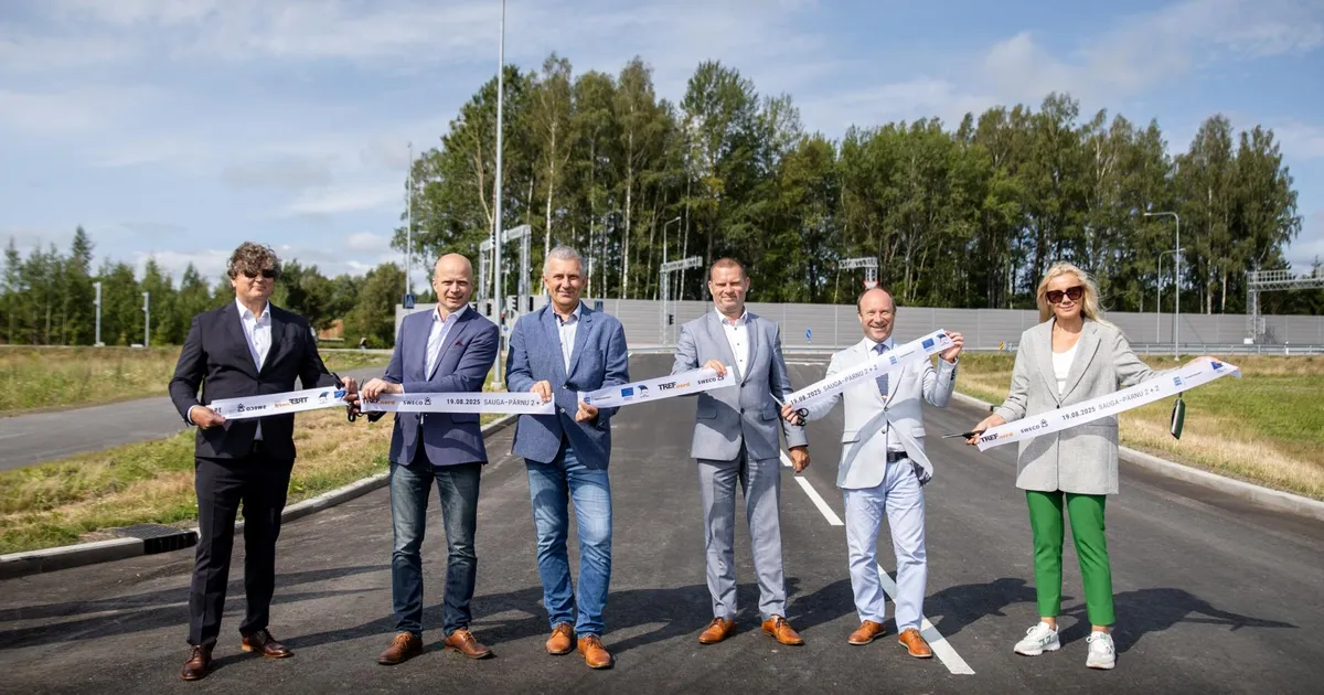 GALERII Sauga–Pärnu 2+2-teelõik on avatud