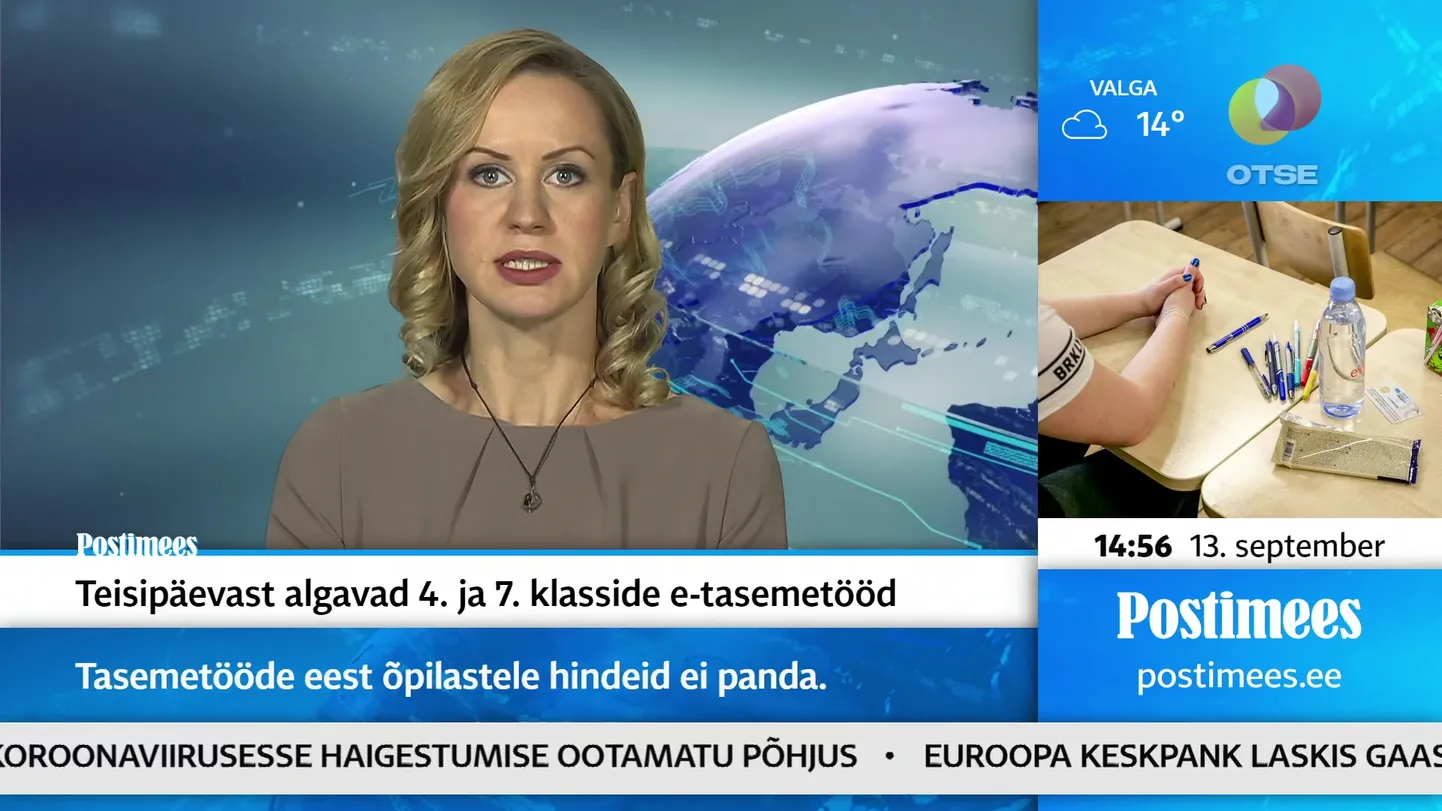POSTIMEHE UUDISED Teisipäevast algavad 4. ja 7. klasside e-tasemetööd