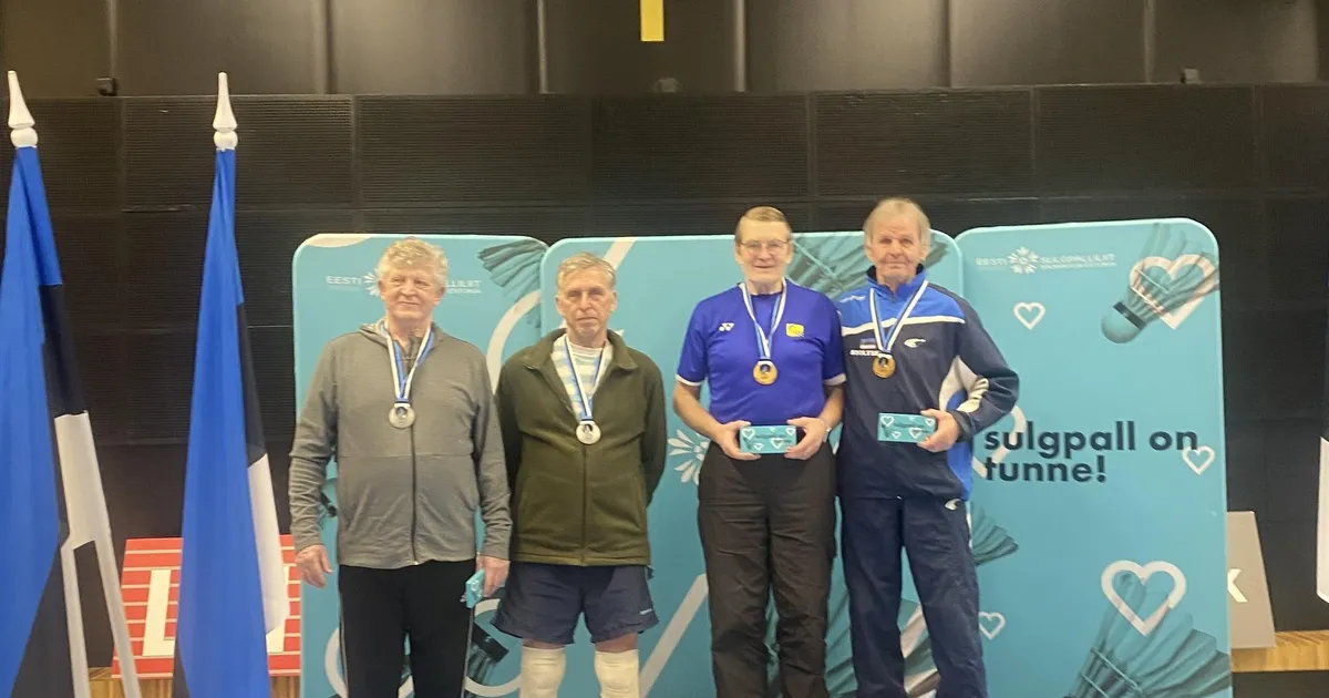 Virumaa sportlased tõid sulgpalli Eesti seenioride meistrivõistlustelt ...