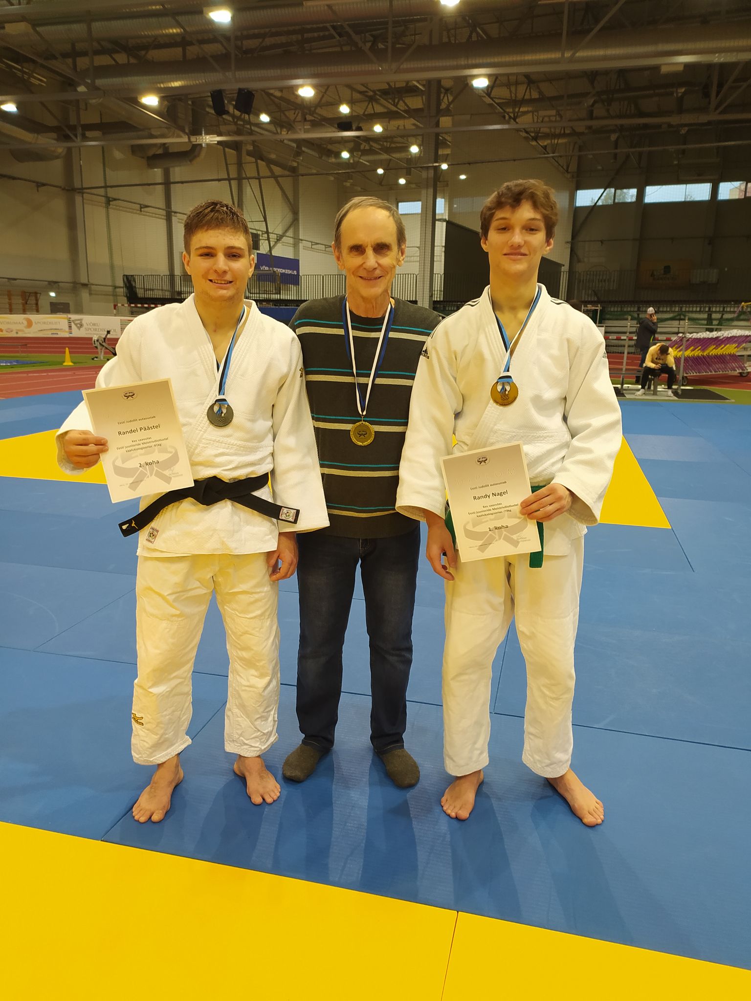 Võru REI judokatele kuld ja hõbe