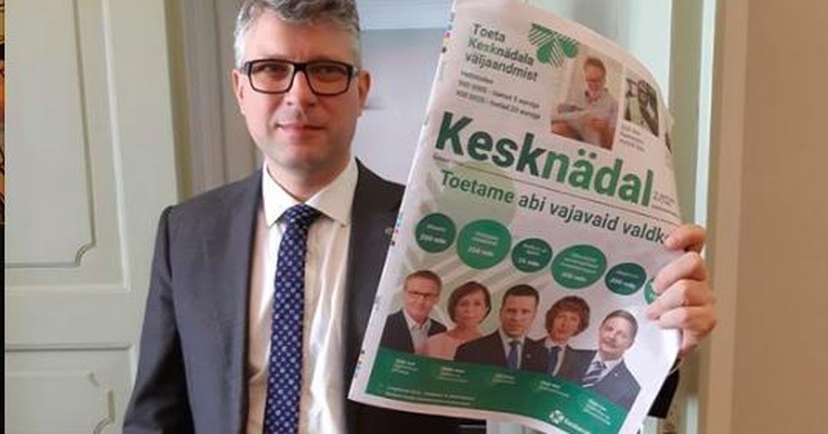 Keskerakond rakendas koroonakriisi kampaaniavankri ette - Poliitika ...