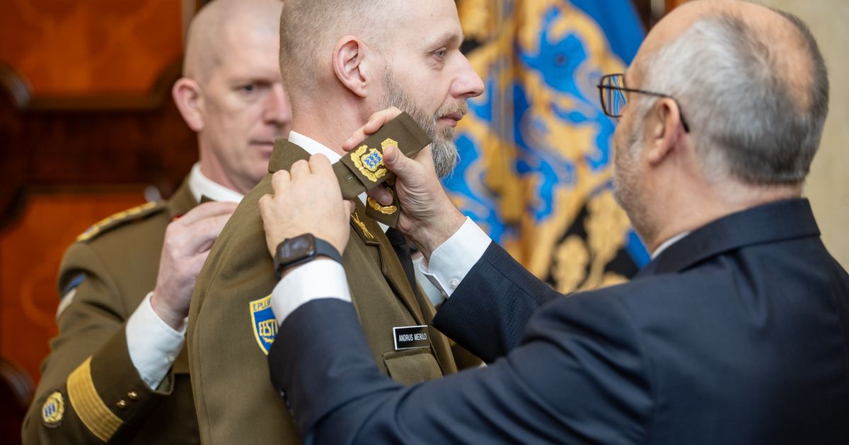 FOTOD Andrus Merilo sai presidendilt brigaadikindrali auastme