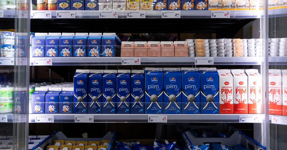 Kokkuostetud piima kogus mullu tõusis, hind aga veidi langes