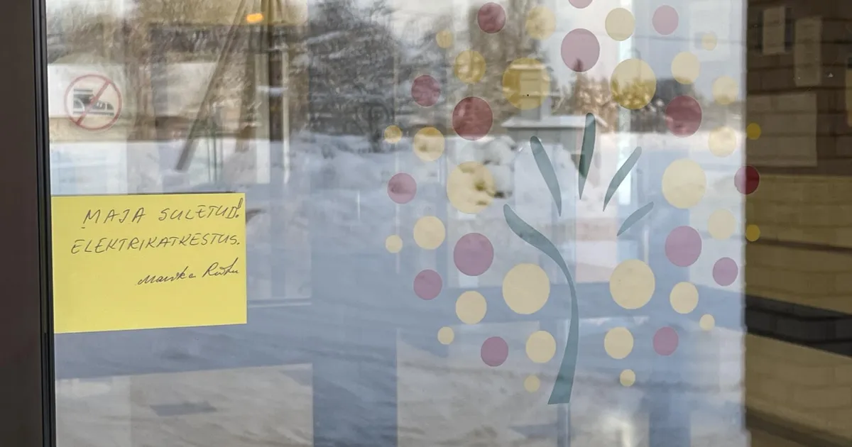 Kalmetu lapsed jäid kolme päeva jooksul teist korda elektrikatkestuse ...