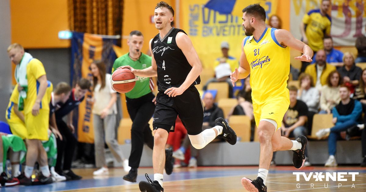 "VEF Rīga" Latvijas basketbola derbijā pārspēj Ventspili