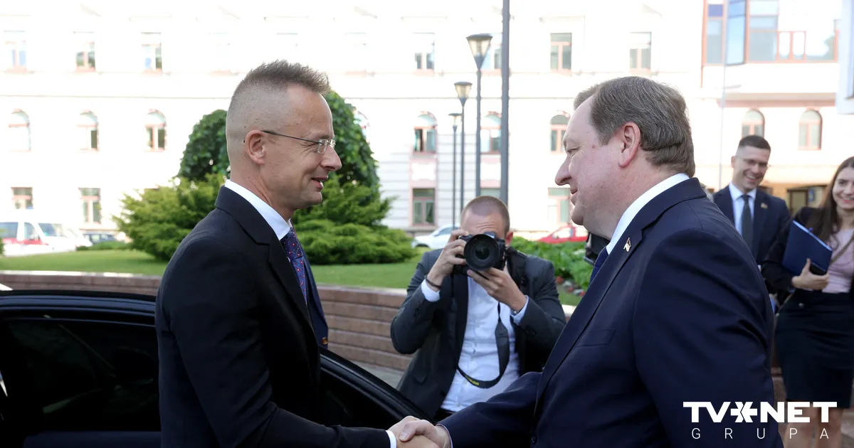 "Mūsu nostāja ir skaidra." Ungārijas ārlietu ministrs apmeklē Baltkrieviju