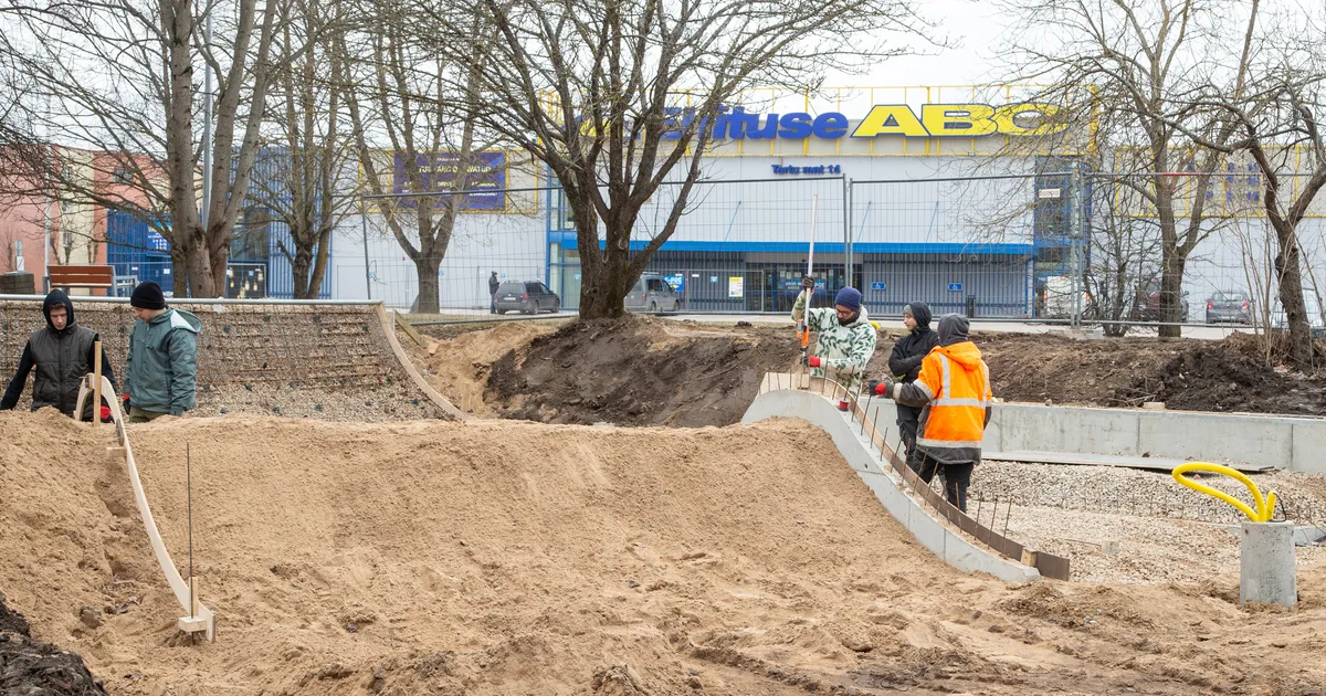 Jõhvi uus rulapark valmib maikuuks