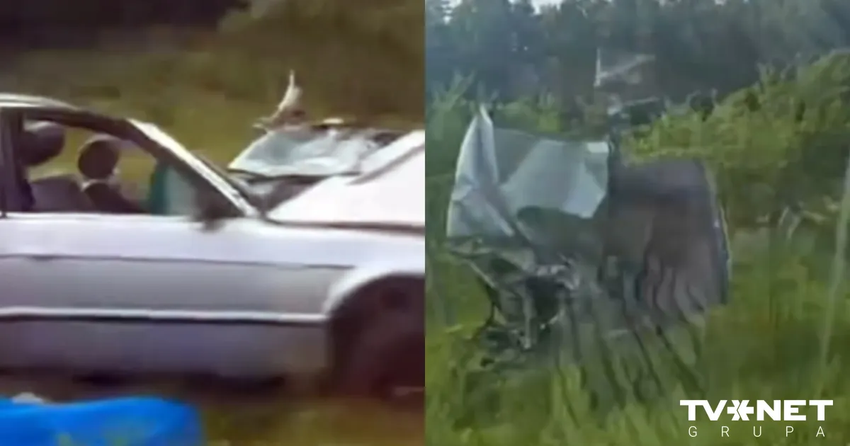 VIDEO BMW sadalījās divās daļās - sestdien avārijā Tukuma novadā miruši ...