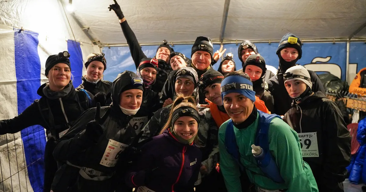 Sajakilomeetrisel Haanja ultrajooksul osalesid ka tantsijad