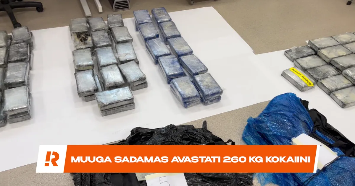 Muuga sadamas avastati 260 kg kokaiini!