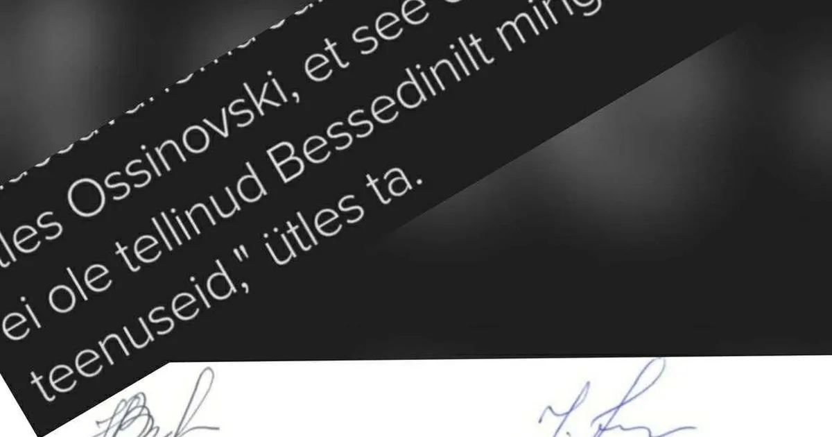 Manuela Pihlap: Jurtšenko on Bessediniga sõlminud isegi lepingu