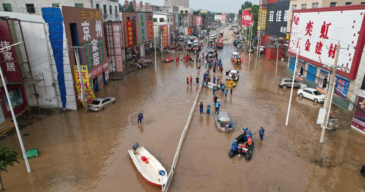 Hiina üleujutustes on hukkunud vähemalt 30 inimest