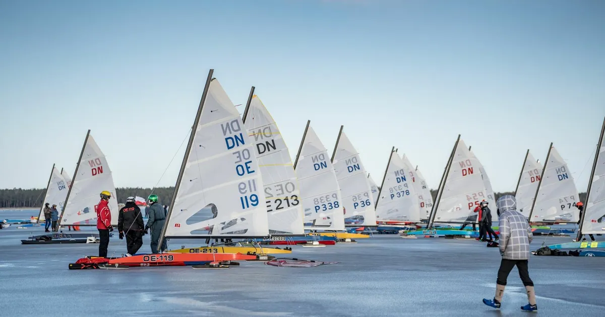 Pärnu jääpurjetajad tõestasid kodustel tiitlivõistlustel, et kuuluvad ...