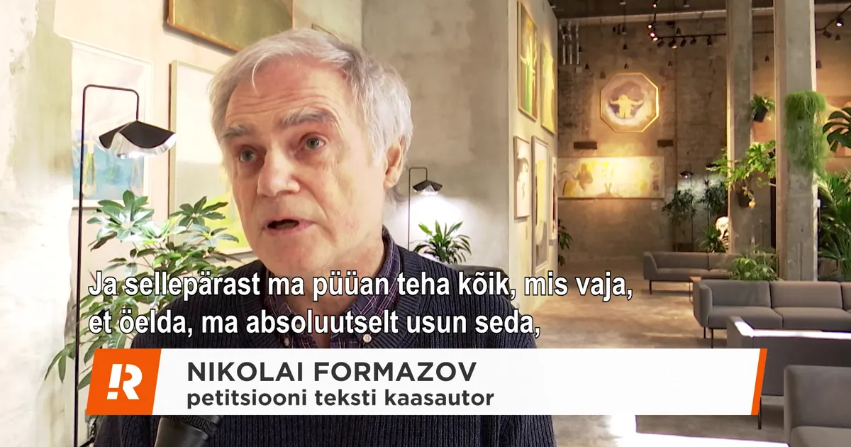 Reporter: Eesti venelased hakkasid sõja vastu allkirju koguma