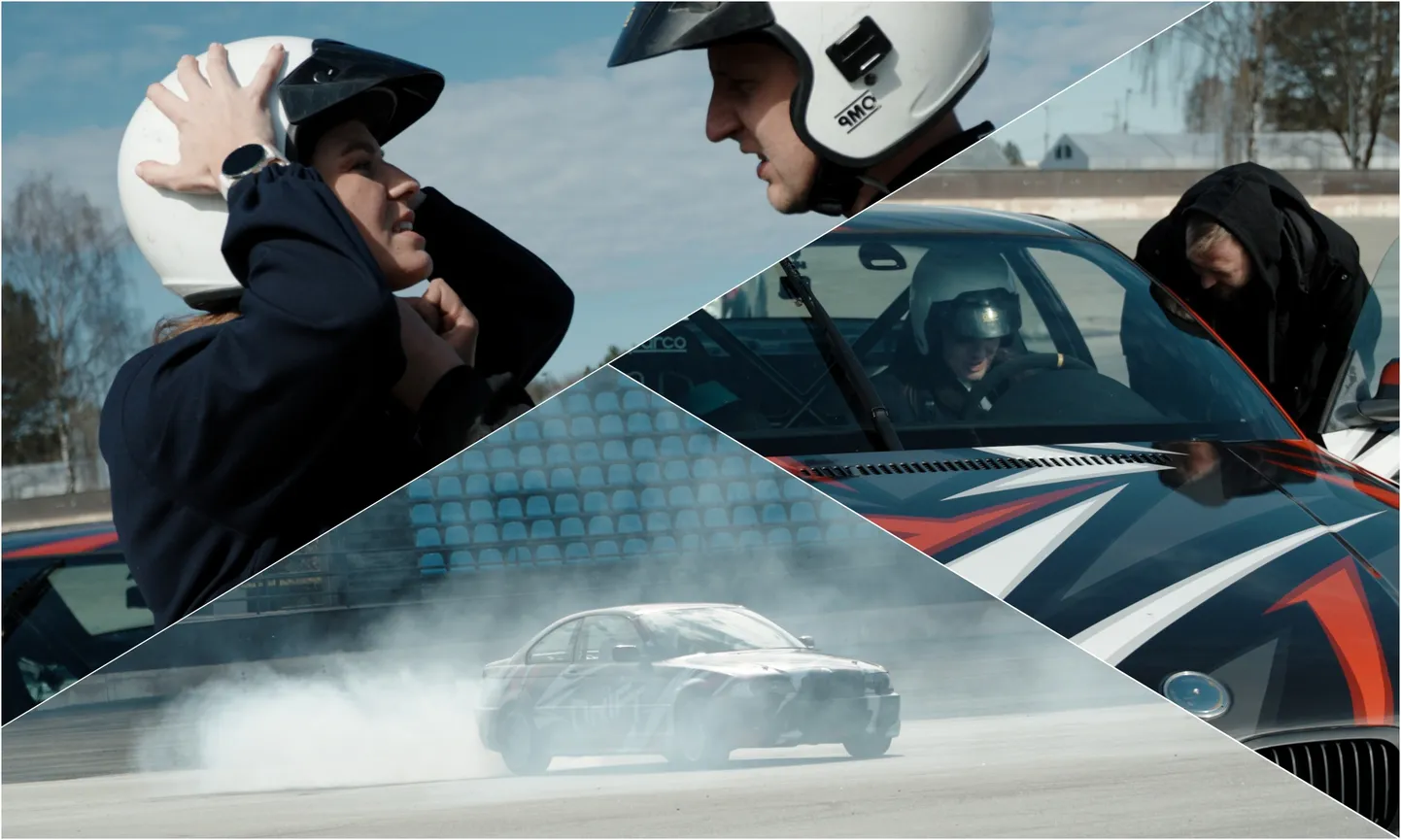 VIDEO Starp bailēm un adrenalīnu: mana pirmā reize driftā