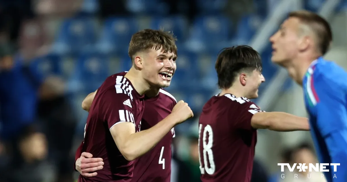 Latvijas U-19 futbolisti izrauj sensacionālu neizšķirtu Itālijā