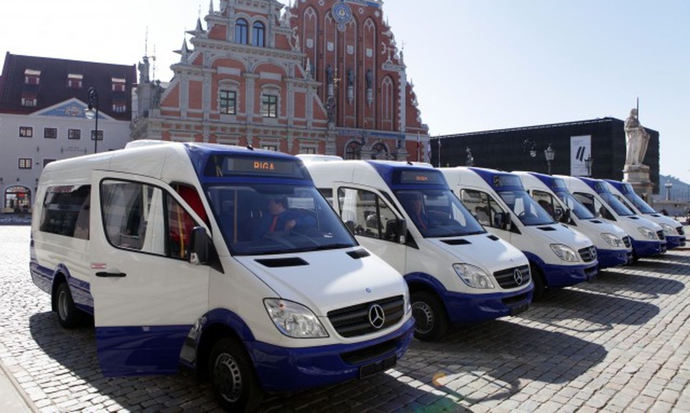 Mainās "Rīgas mikroautobusu satiksmes" minibusu kustības saraksti ...