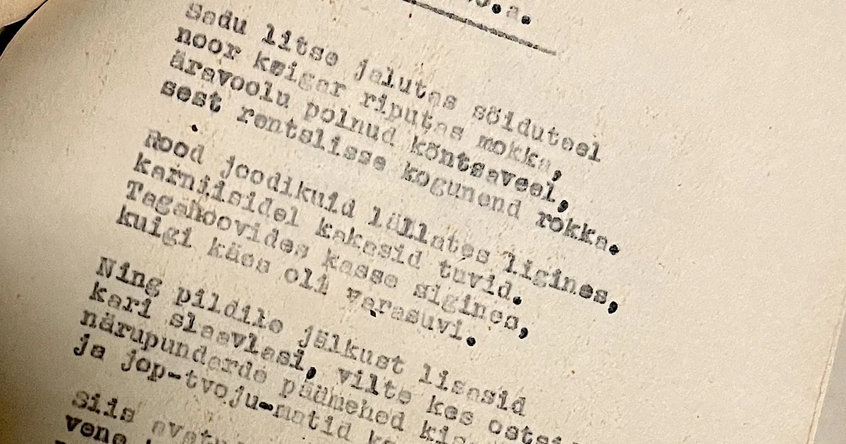 ELU25 Üllatav leid ajaloost: «...ja pildile jälkust lisasid kari ...