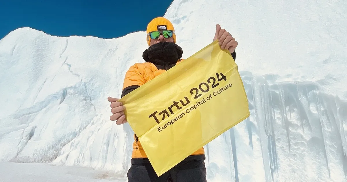 Alpinist Kunnar Karu pürgib Everesti tippu, tükike Tartut näpus